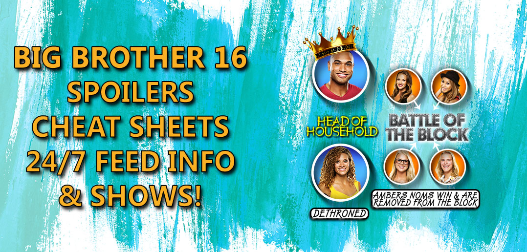 Bb16 Big Brother 16 Live Feeds Spoilers Your Reality Recaps